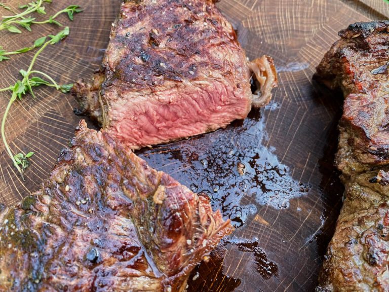 Entrecote på grill - Opskrift på grillede bøffer af oksefilet