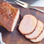 Hamburgerryg på grill - Opskrift på grillet glaseret hamburgerryg