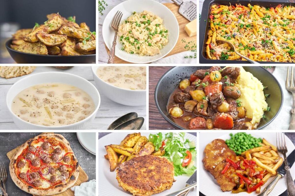 Madplan uge 9 inkl. indkøbsliste og opskrifter til hele familien