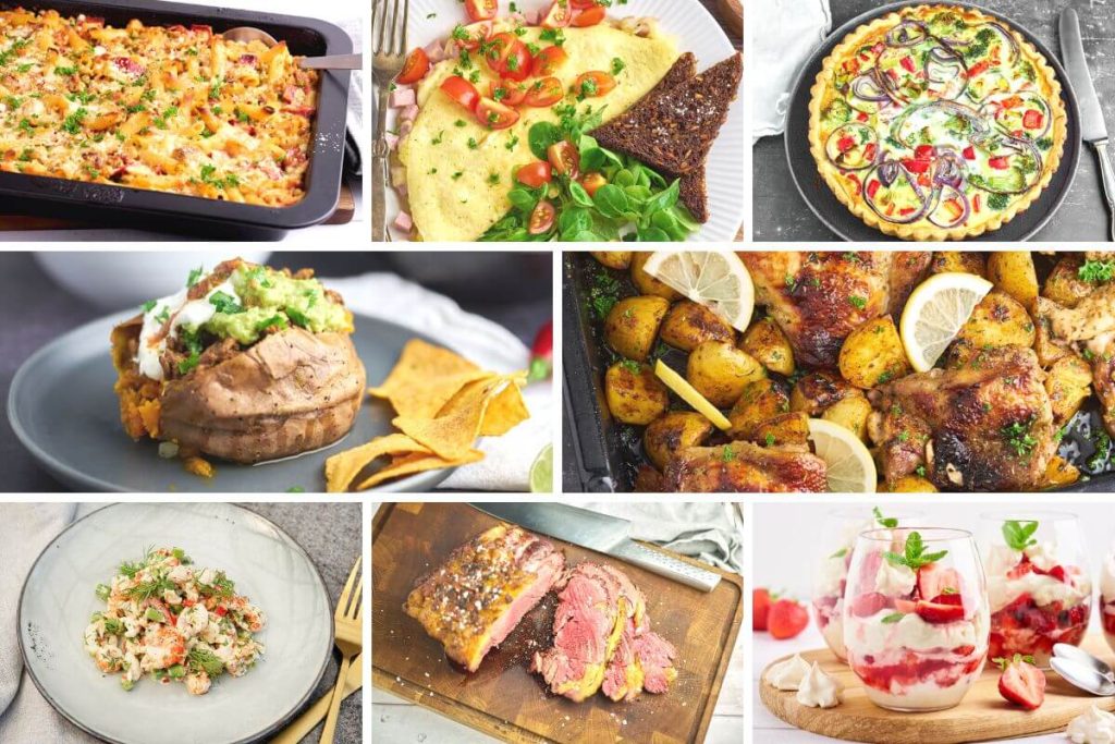 Madplan uge 25 med opskrifter og indkøbsliste