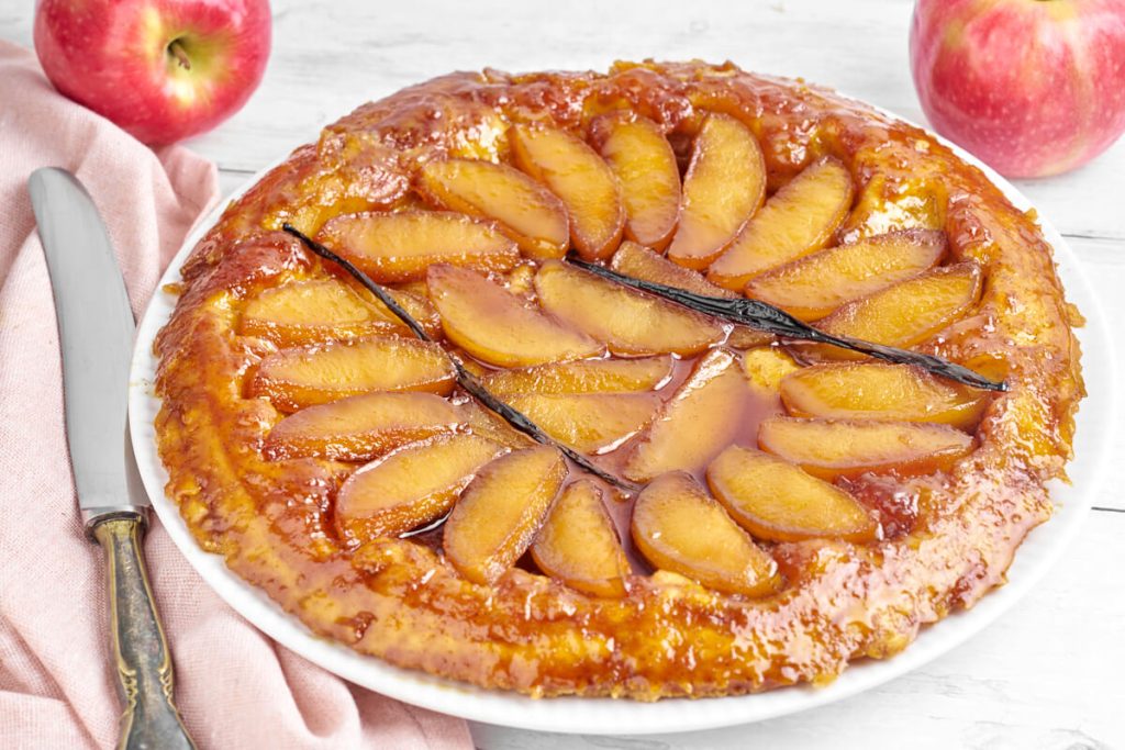 Tarte tatin - Nem opskrift på omvendt Fransk æbletærte