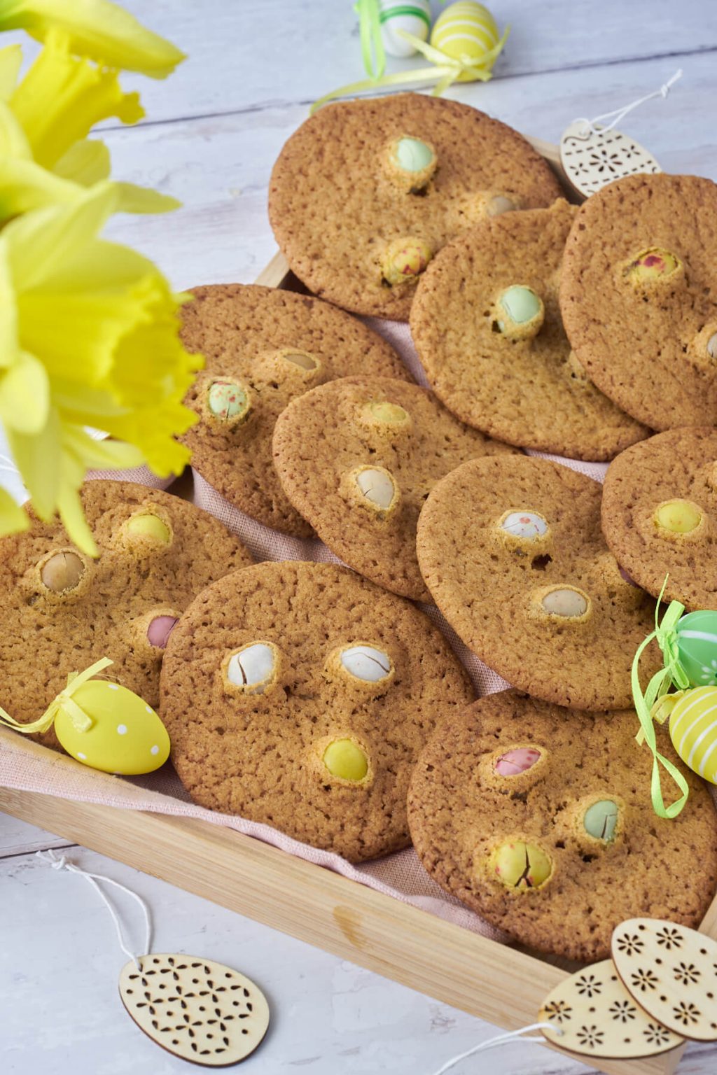 Påske cookies - Opskrift på lækre småkager med påskeæg