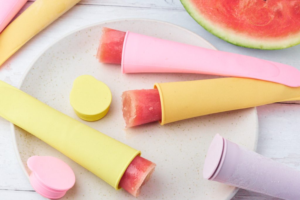 Sunde vandmelon is - Hjemmelavede ispinde eller skub op-is