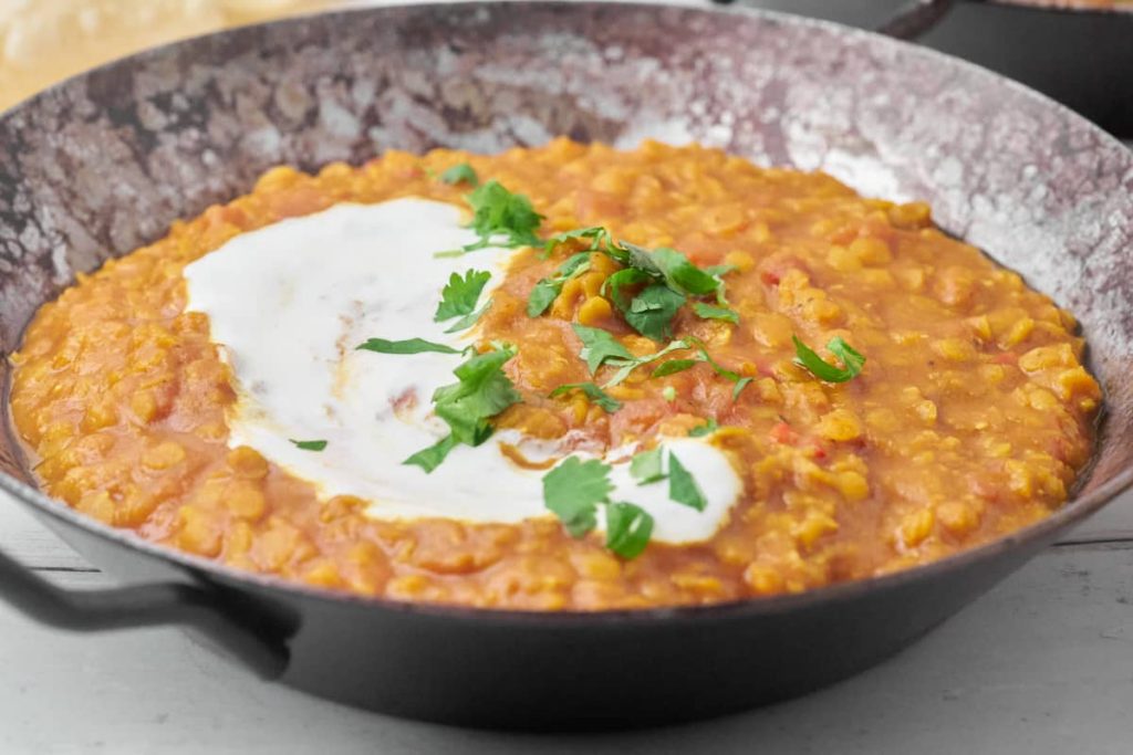 Indisk dhal - Opskrift på den bedste dahl med røde linser