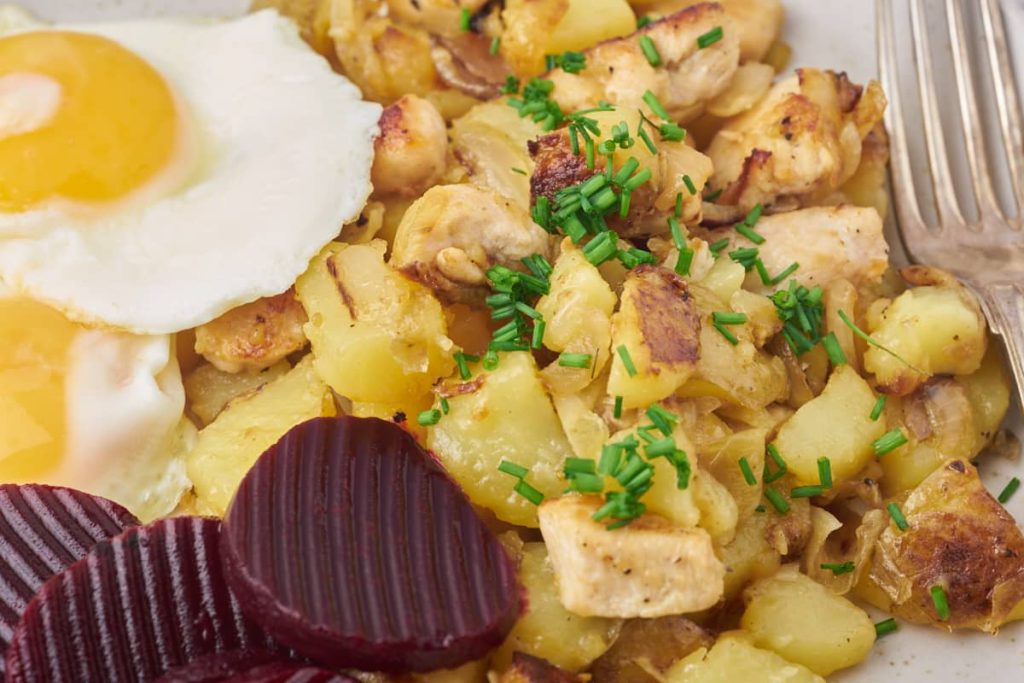 Biksemad med kylling - Mad for Madelskere