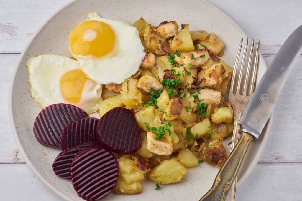 Biksemad med kylling - Mad for Madelskere