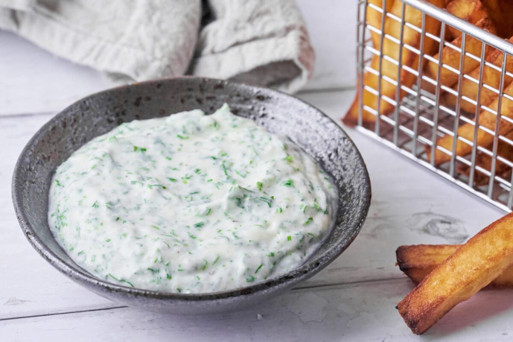 Ranch dressing - Nem opskrift på ranch dip
