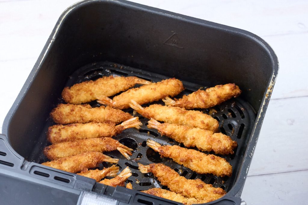 Frosne torpedorejer i airfryer - Tilberedning af tempurarejer